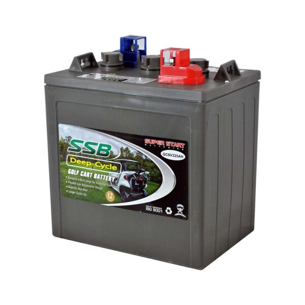 GC6V225AH SSB Golf Cart Deep Cycle Battery – Camden Battery Warehouse