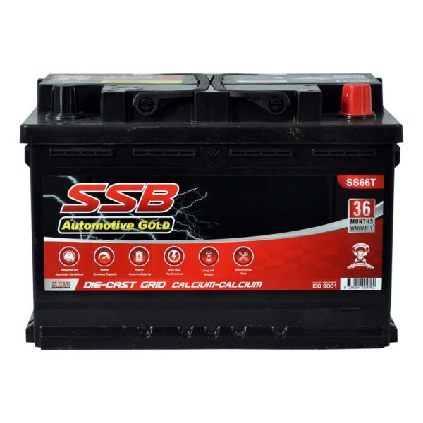 SS66T SSB Gold MF Car Battery – Camden Battery Warehouse