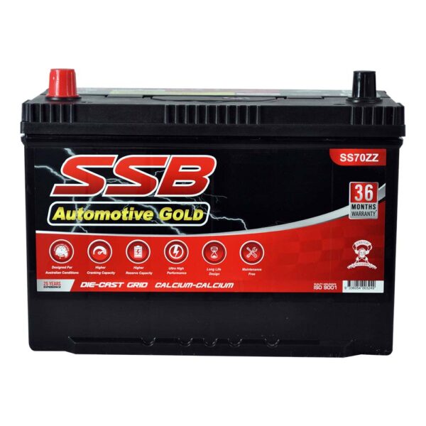 SS70ZZ SSB Gold MF Car Battery – Camden Battery Warehouse